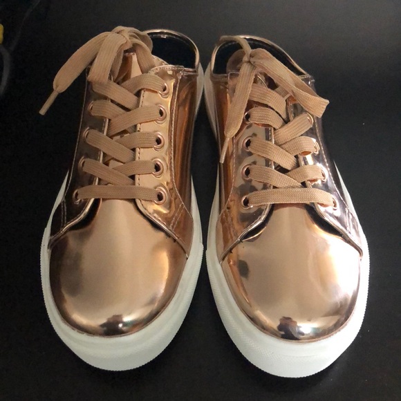 Cape Robbin | Shoes | Cape Robbin Rose Gold Shoes | Poshmark